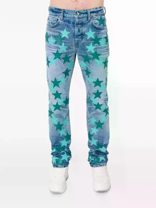 Amiri Chemist Straight Jeans - Blue