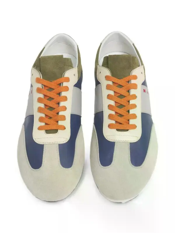 Marni Panelled Suede Sneakers