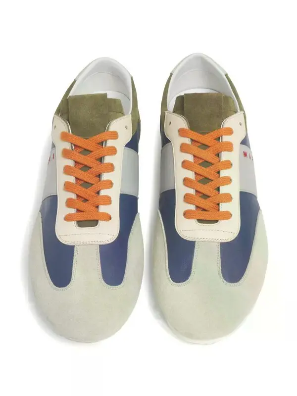 Marni Panelled Suede Sneakers