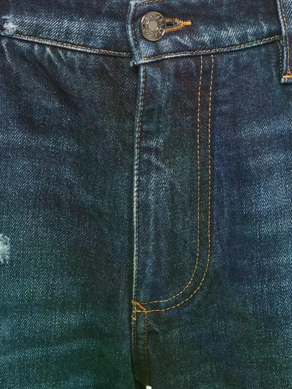 Dolce & Gabbana Distressed Loose-fit Jeans
