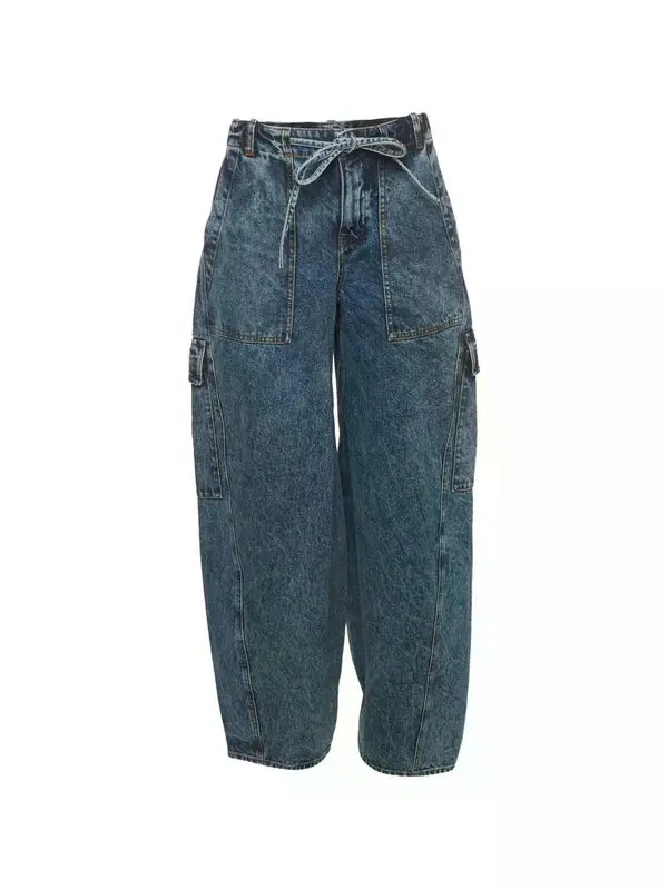 Alaïa Cargo Jeans - Blue