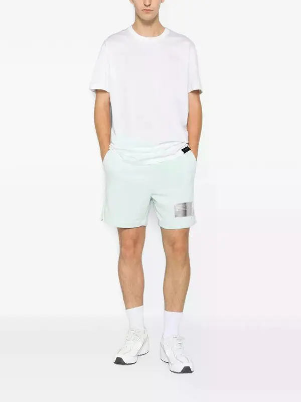 LOW BRAND Logo-patch Shorts