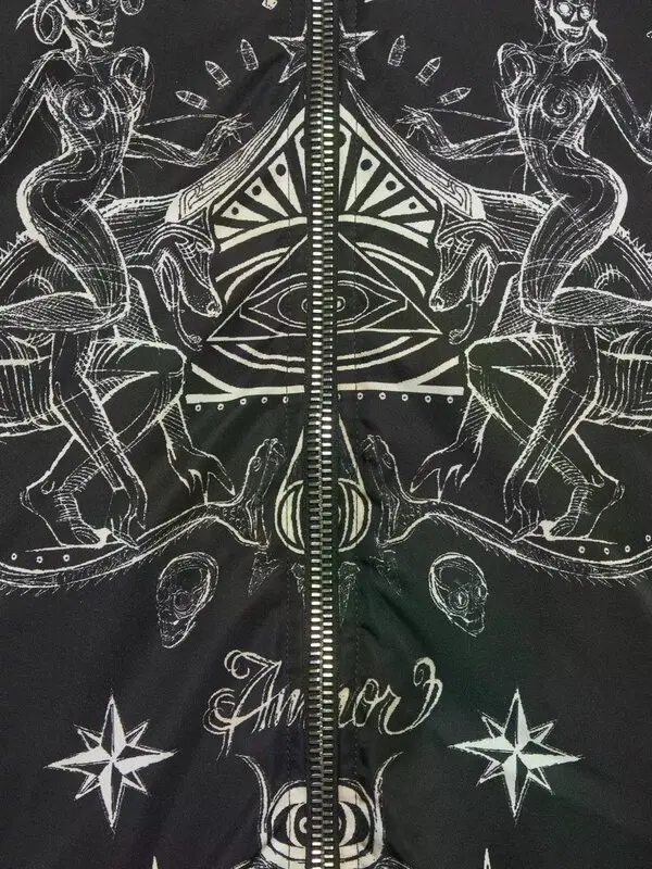 Givenchy Tattoo-print Reversible Bomber Jacket