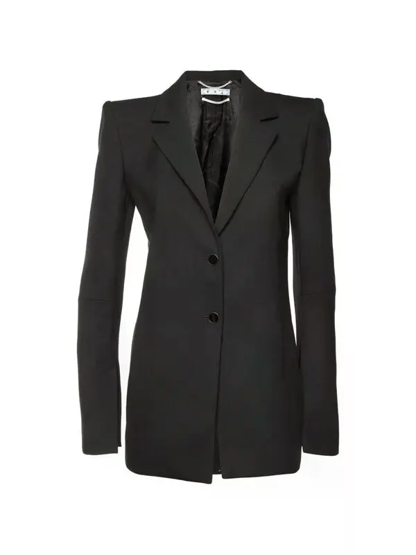 Off-White Tailored Single-breasted Blazer - Black