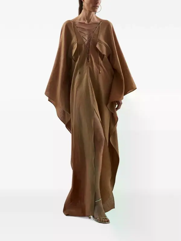 TALLER MARMO Mojave Kaftan Maxi Dress