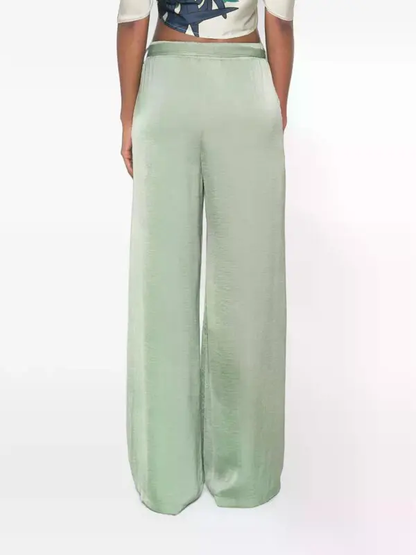 MOUTAKI Belted Wide-leg Palazzo Pants