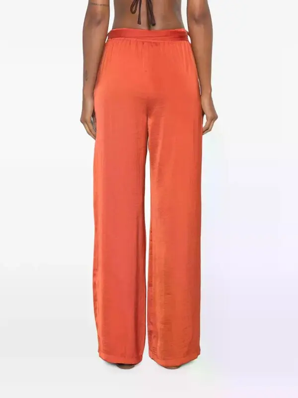 MOUTAKI Belted Wide-leg Palazzo Pants