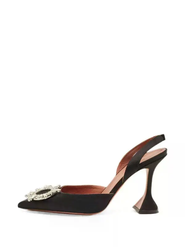 Amina Muaddi Begum Slingback Pumps - Black