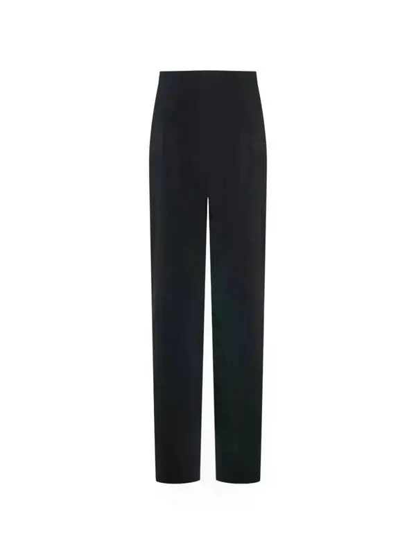 Max Mara Navy Straight-leg Trousers