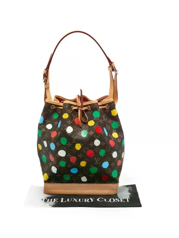 LOUIS VUITTON Noé Painted Dots Bucket Bag
