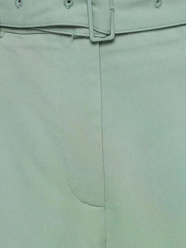 JOSEPH Belted Crepe Trousers
