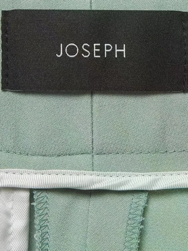 JOSEPH Belted Crepe Trousers