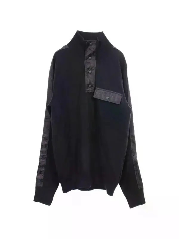 Dior Oblique High-neck Sweatshirt - Blue