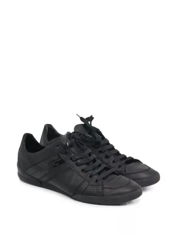 Dior Patent-panel Leather Low-top Sneakers