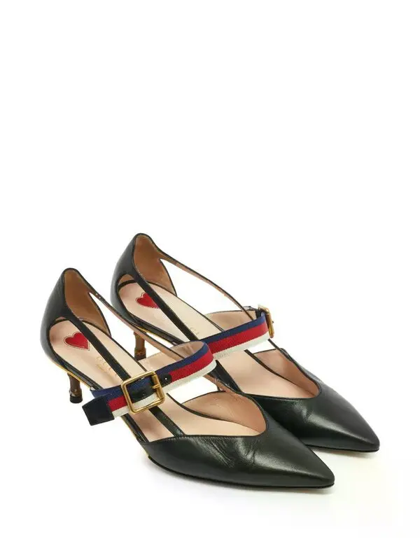 Gucci Sylvie Bamboo Pumps
