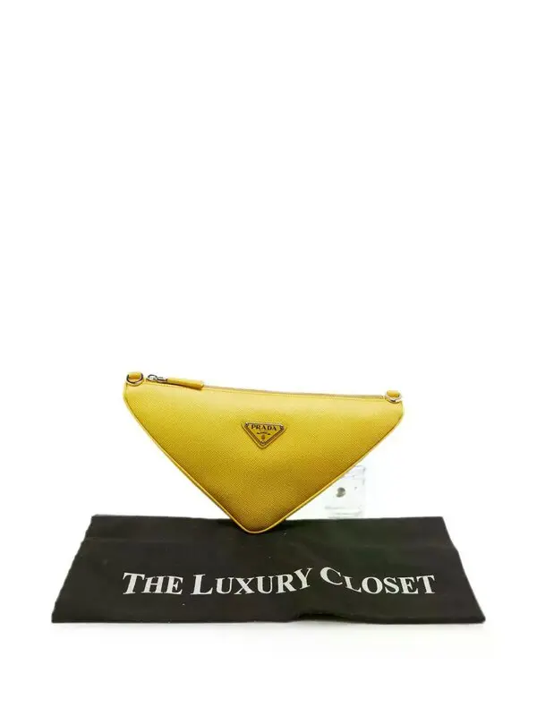 Prada Saffiano Lux Clutch Bag