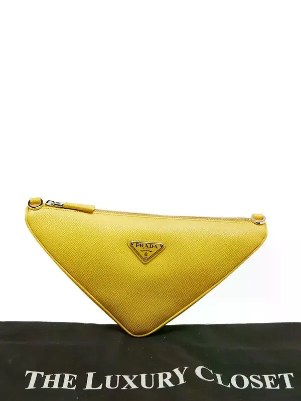 Prada Saffiano Lux Clutch Bag