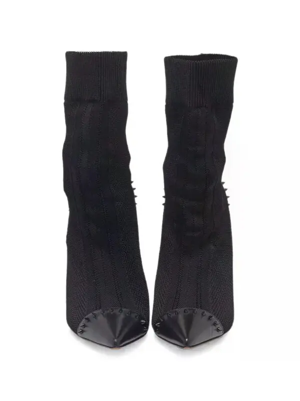 CHRISTIAN LOUBOUTIN Dovi Dova Spiked Ankle Boots