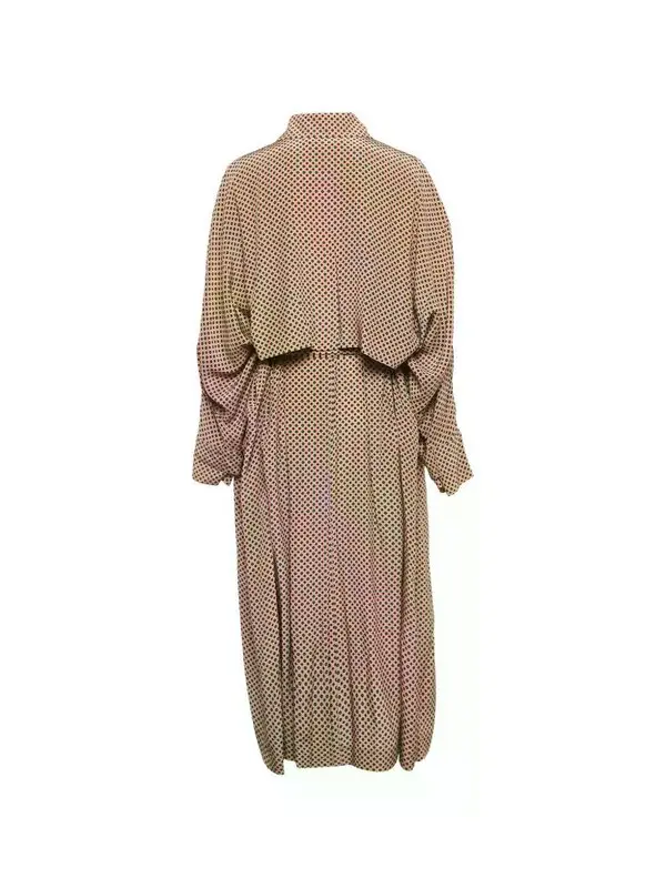 Stella McCartney Geometric Print Coat - Neutrals
