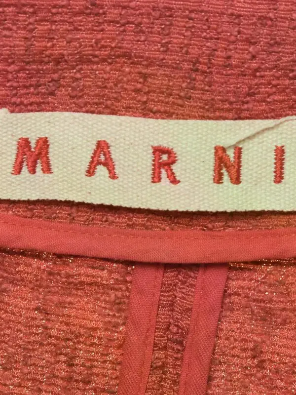 Marni Fringed Tweed Jacket