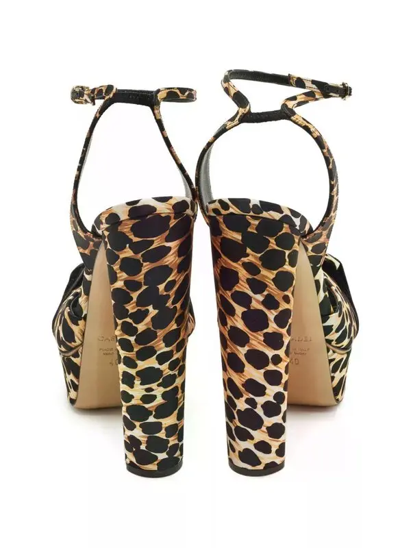 Casadei Leopard-print Platform Sandals