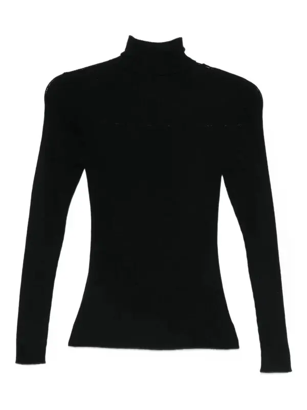 Majestic Filatures Long-sleeve Turtleneck Top