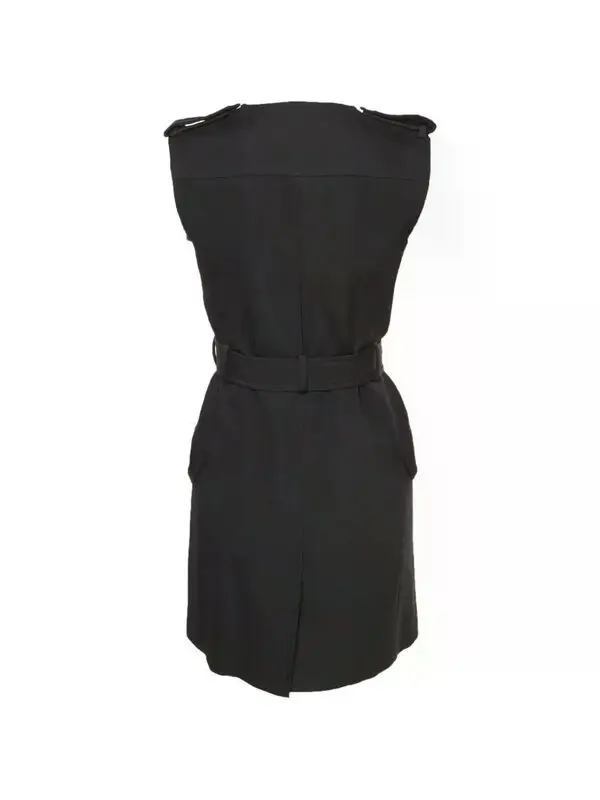 Givenchy Double-breasted Gabardine Mini Dress