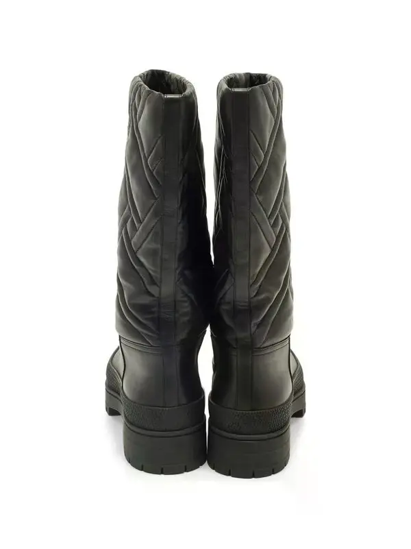 Hermès Quilted Mid-calf Boots