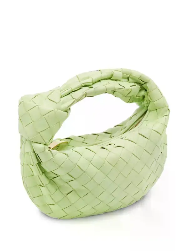 Bottega Veneta Mini Jodie Leather Tote Bag - Green