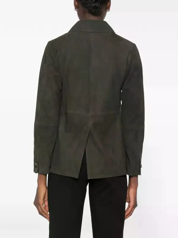 Vince Suede Button-up Jacket