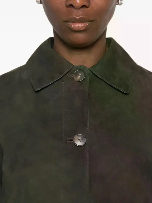 Vince Suede Button-up Jacket