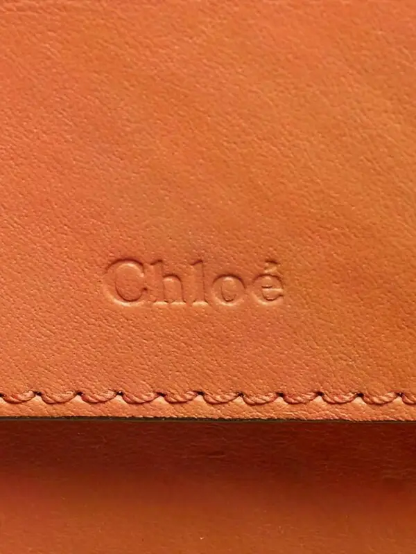 Chloé Mini C Vanity Croc-embossed Leather Shoulder Bag