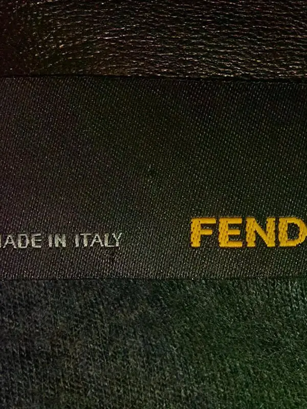 Fendi Wool Knit Boat Neck Top