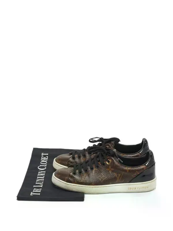 LOUIS VUITTON Monogram Frontrow Sneakers - Brown