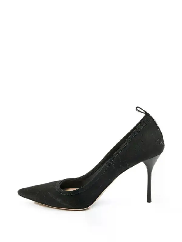 Miu Miu Leather Pointed-toe Stiletto Pumps
