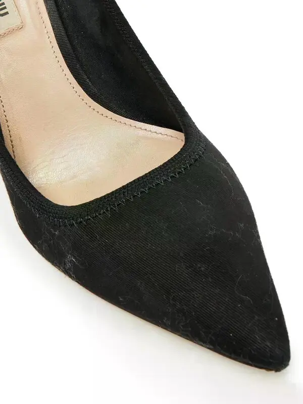 Miu Miu Leather Pointed-toe Stiletto Pumps