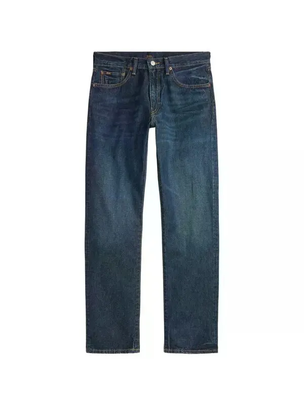 Polo Ralph Lauren Faded Straight-leg Jeans - Blue