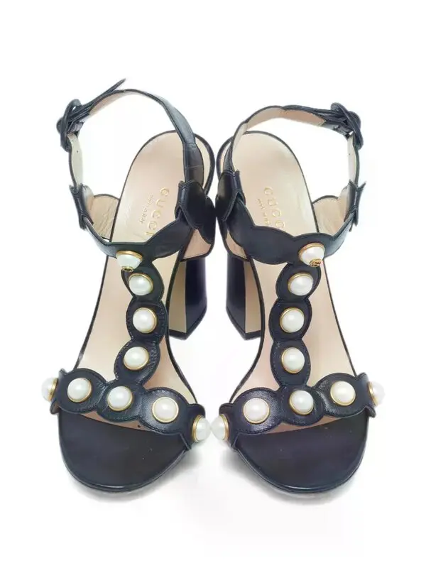 Gucci Willow Faux-pearl Embellished Sandals