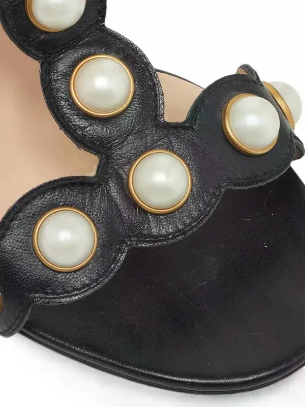 Gucci Willow Faux-pearl Embellished Sandals