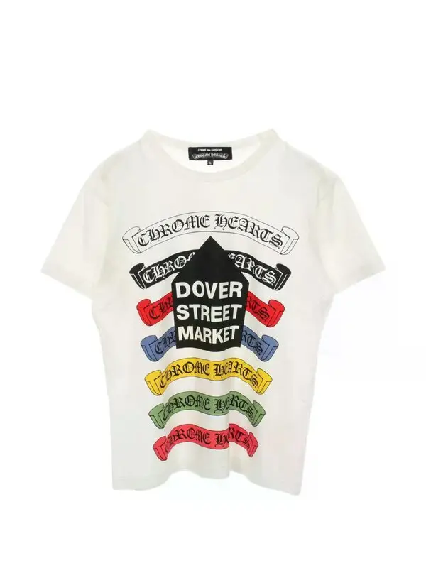 Comme Des Garçons X Chrome Hearts X Dover Street Market 2000s Logo-print T-shirt - White