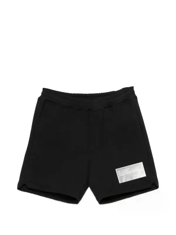 LOW BRAND Logo Patch Shorts