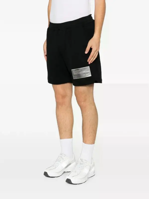LOW BRAND Logo Patch Shorts
