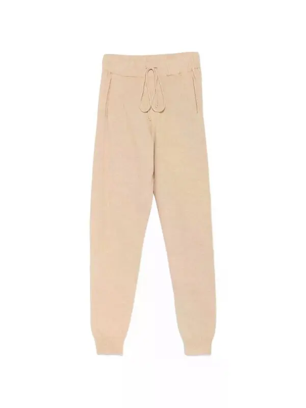 SERGIO MORETTI FIRENZE Beige Drawstring Waistband Track Pants
