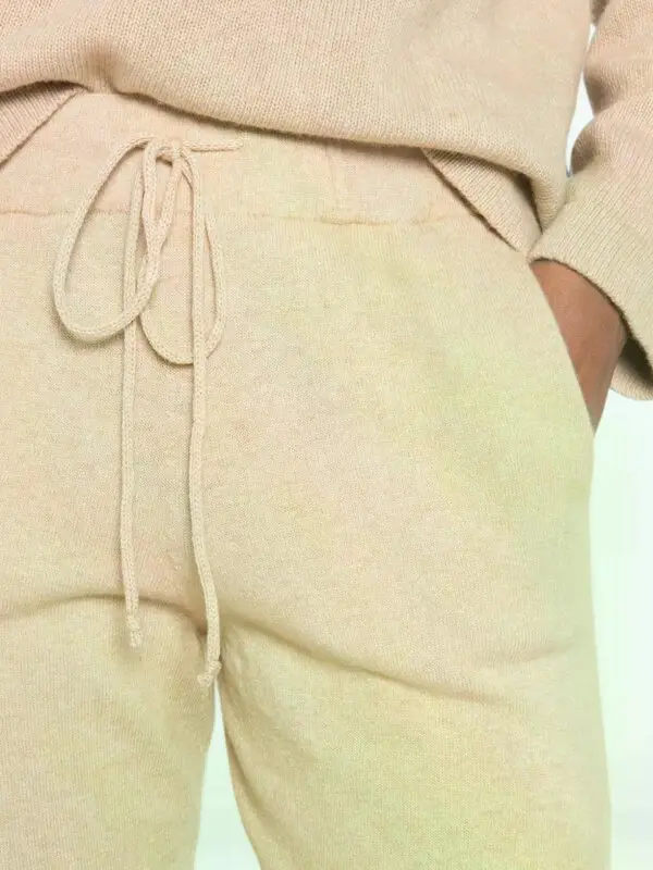 SERGIO MORETTI FIRENZE Beige Drawstring Waistband Track Pants