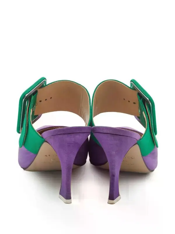 Attico Buckle Mules