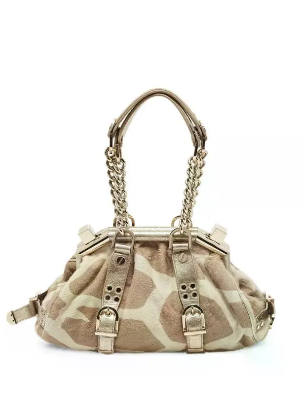 Versace Madonna Satchel Bag - Neutrals
