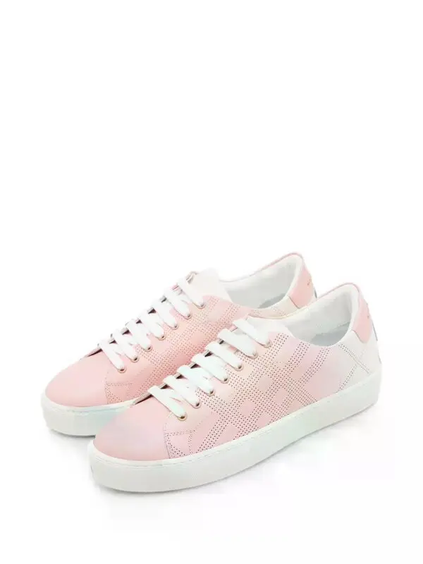 Burberry Westford Perforated Sneakers - Pink