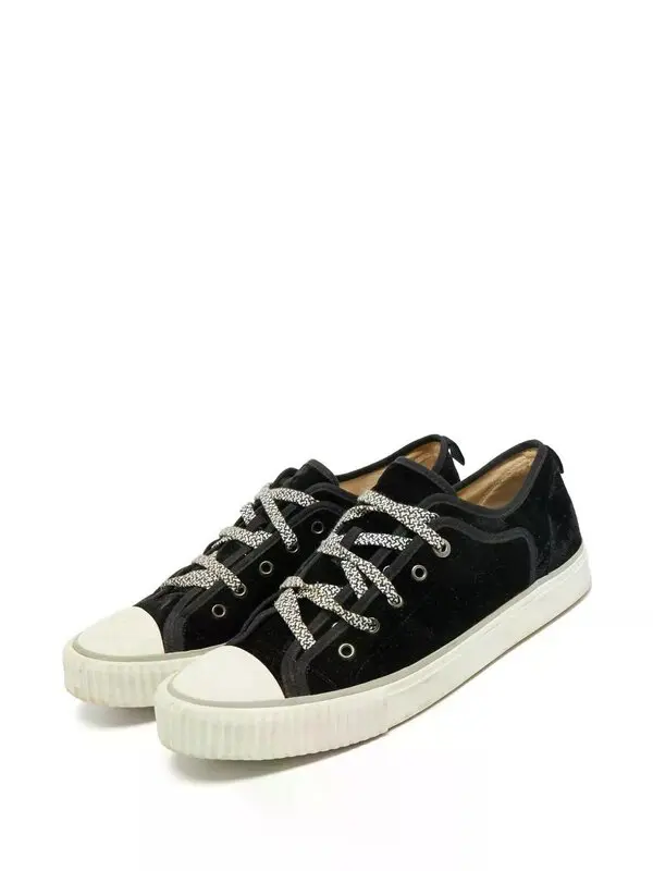 LANVIN Velvet Cap-toe Sneakers