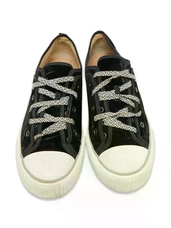 LANVIN Velvet Cap-toe Sneakers