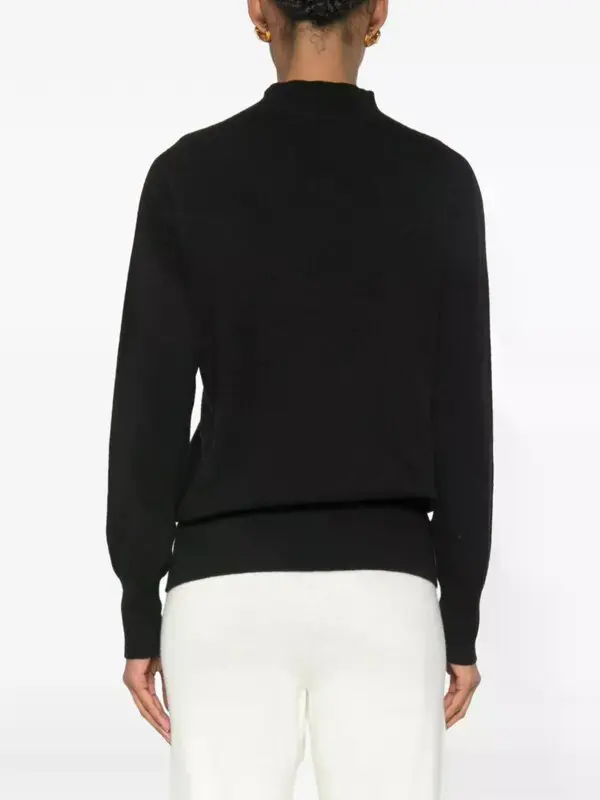 SERGIO MORETTI FIRENZE Mock Neck Long Sleeve Sweater